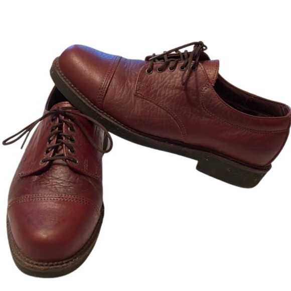 H S Trask | Shoes | 235 Hs Trask Mens Leather Lace Up Shoes Size 8 ...